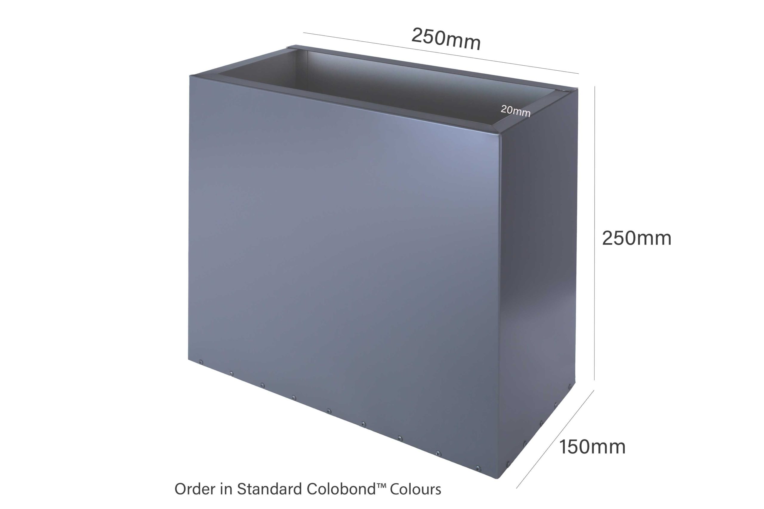Small-rectangle-rainwater-head-with-measurements | Roofing Plumbing and ...