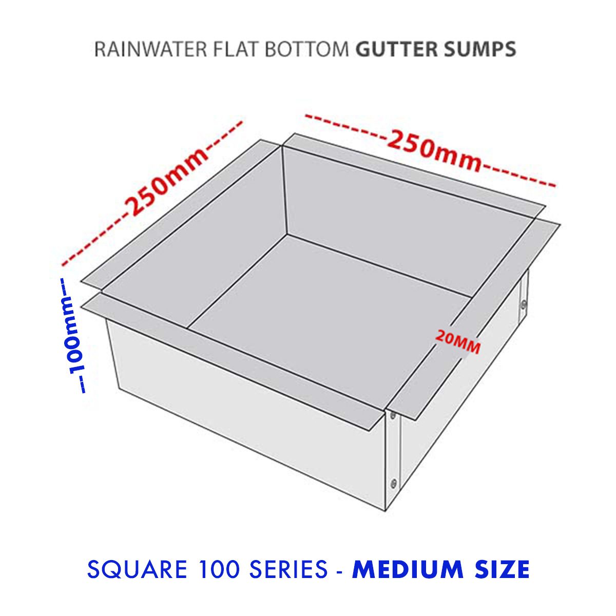 Gutter Sumps (Shipped Free Australia Wide) | Roofing Plumbing and Roof ...